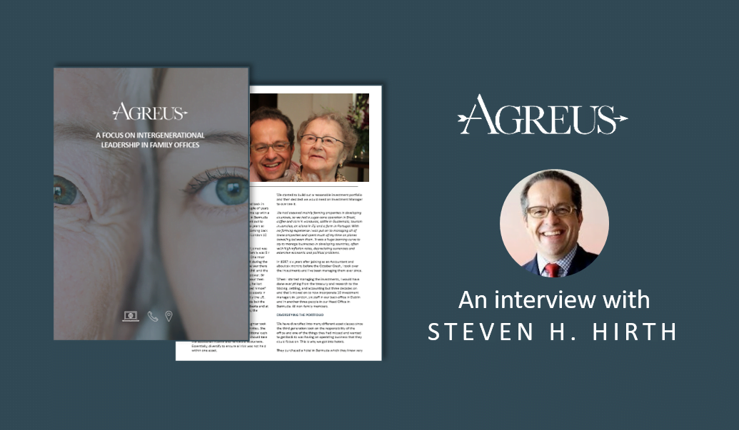 The Founder - An interview with Steven H. Hirth - Agreus